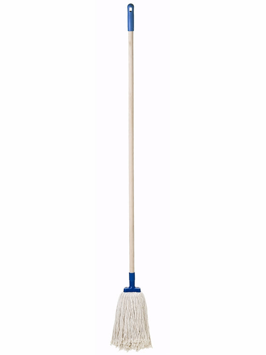 Raven Cotton Socket Mop Aluminium Handle with End Cap. 1350mm x 25mm t ...